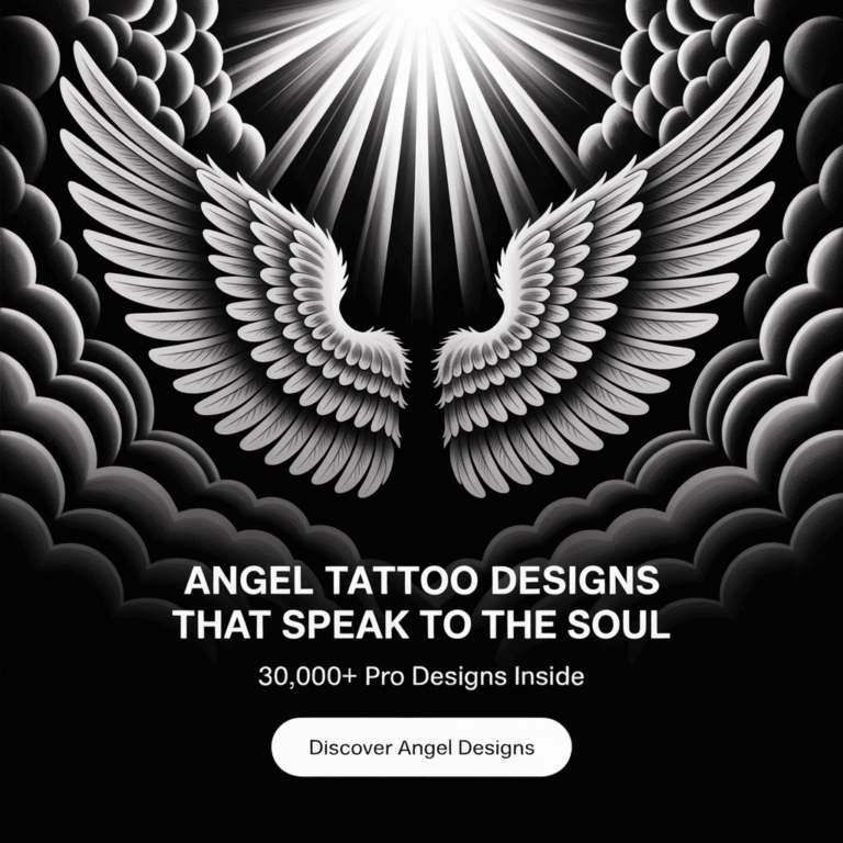 55+ Angel Tattoo Design Ideas for 2025: Trending Styles & Their Deep ...